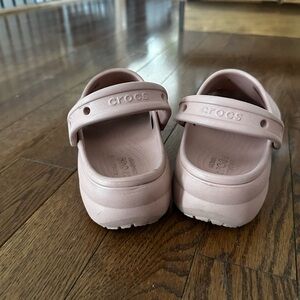 Shoes | Platform Pink Crocs For Women | Poshmark